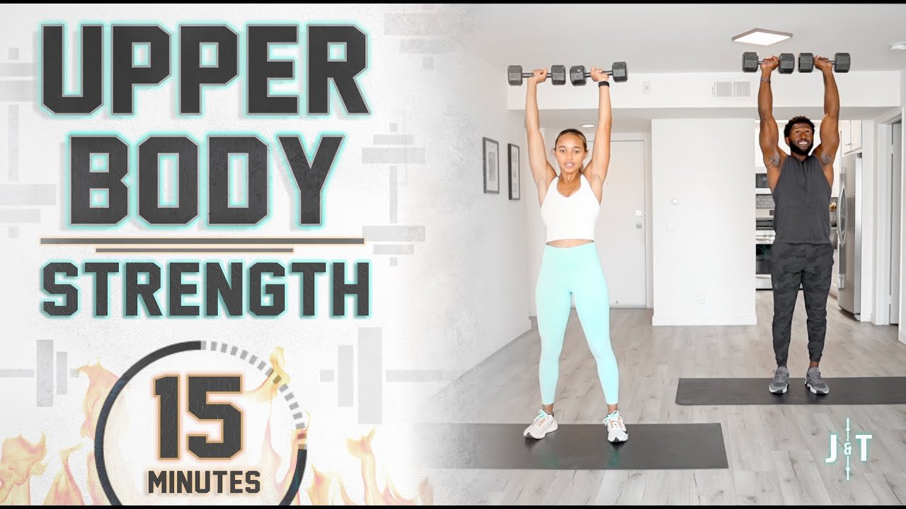15 Minute Upper Body Dumbbell Workout [Strength Training] - MyFreedomStudio